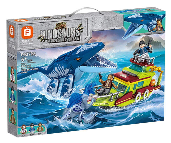 恐龙探秘：深海大逃亡（Deep Sea Escape）（方橙积木Forange FC3728） | Brick4.com - 最实用的国产积木索引表