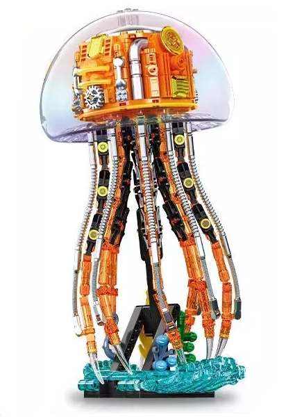 积械密码：机械水母（森宝SEMBO 716100） | Brick4.com - 最实用的国产积木索引表